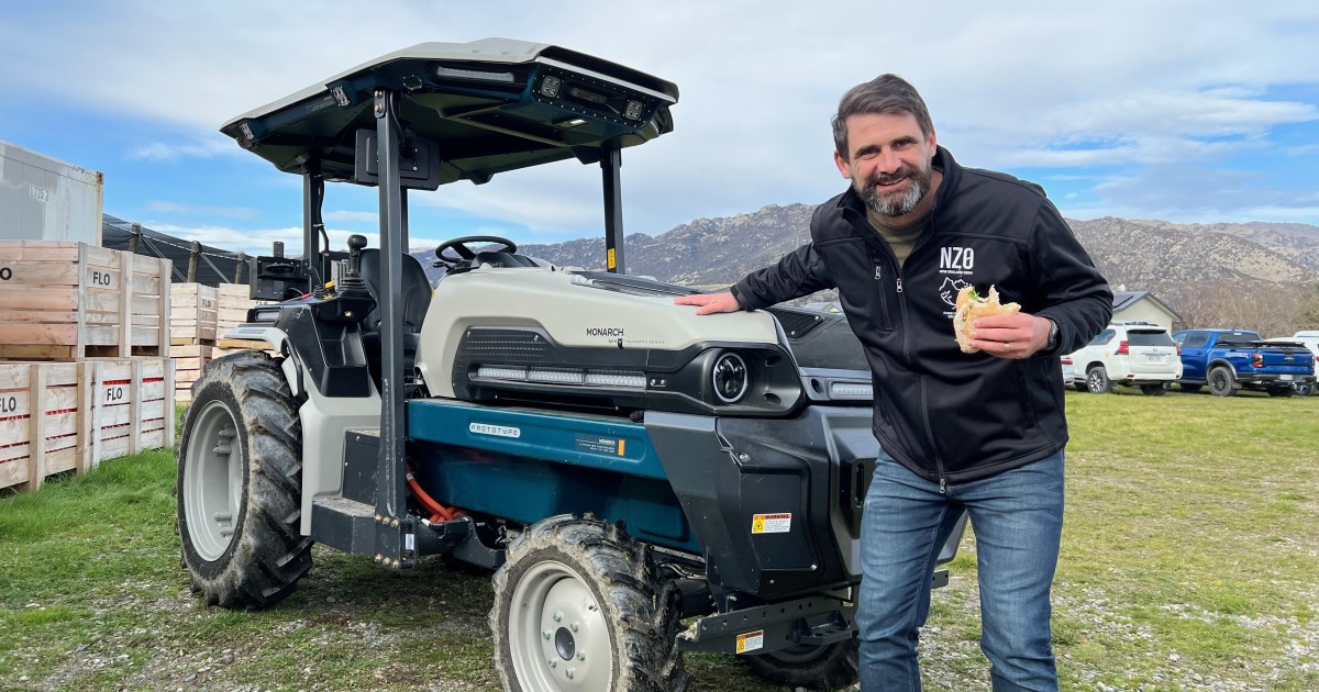 Cherry grower brings one of country's first electric tractors to ...