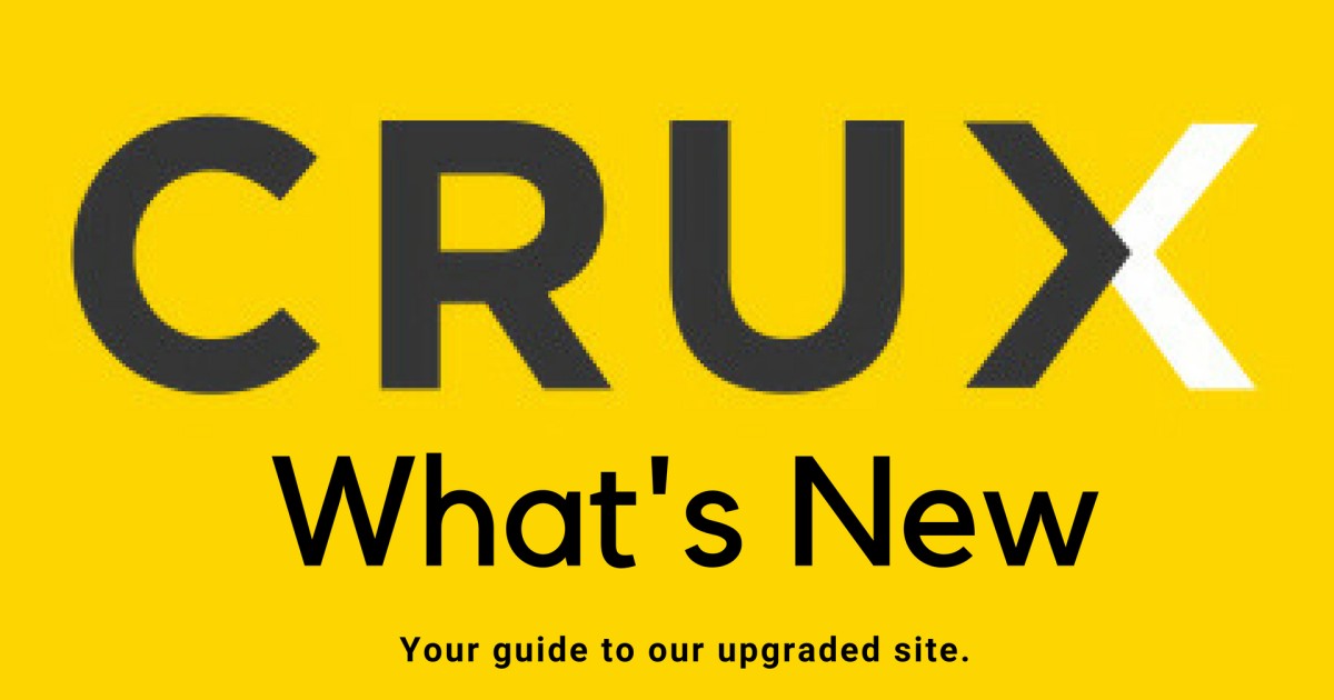 Crux has been upgraded - check it out | Crux